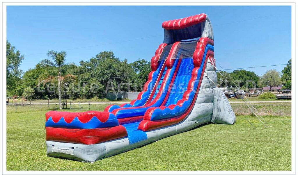 20ft Lava Single Lane Water Slide- Stone-SL - Leisure Activities CO.,LTD.