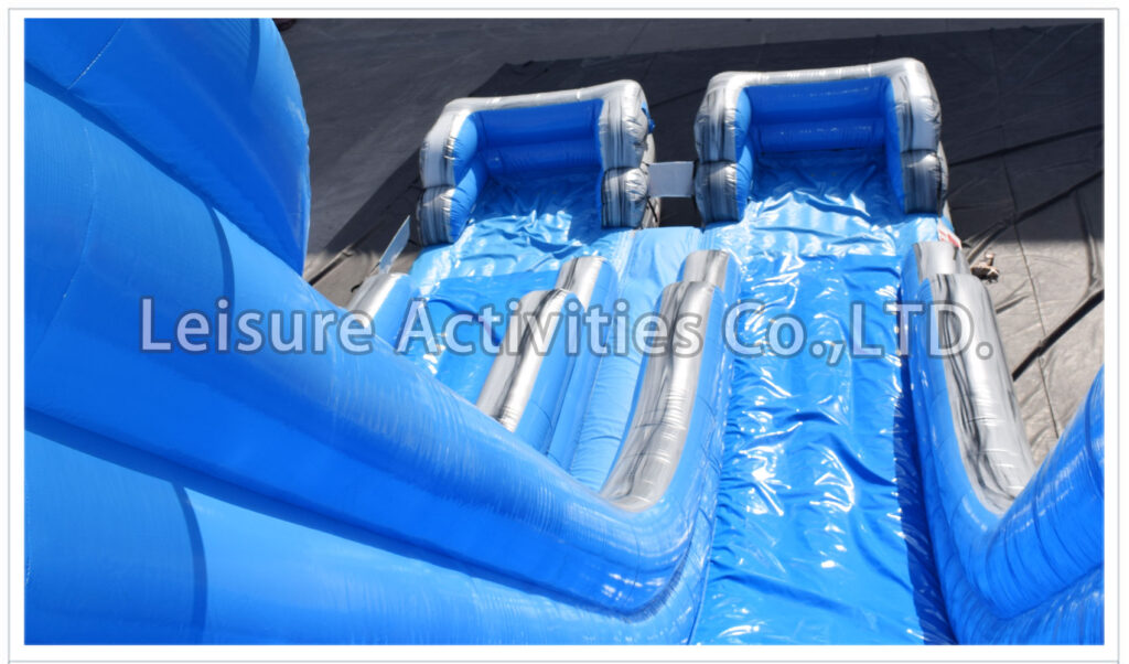 22ft Double Lane Water Slide-Stone II-SL - Leisure Activities CO.,LTD.