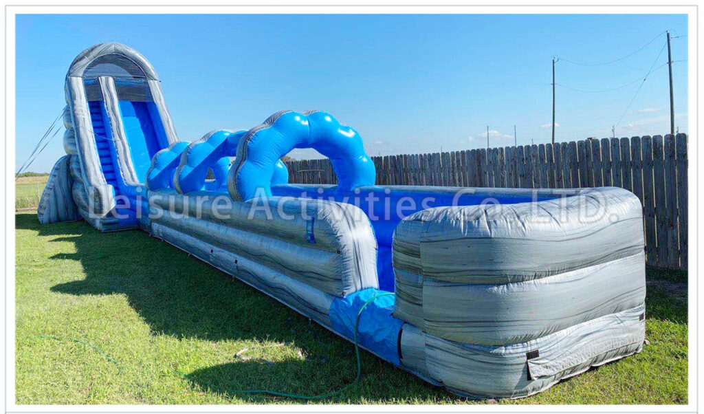 24ft Single Lane Slip N Slide-Stone-PL - Leisure Activities CO.,LTD.
