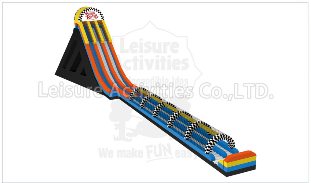 Speed Racer Double Lane Water Slide - Leisure Activities CO.,LTD.